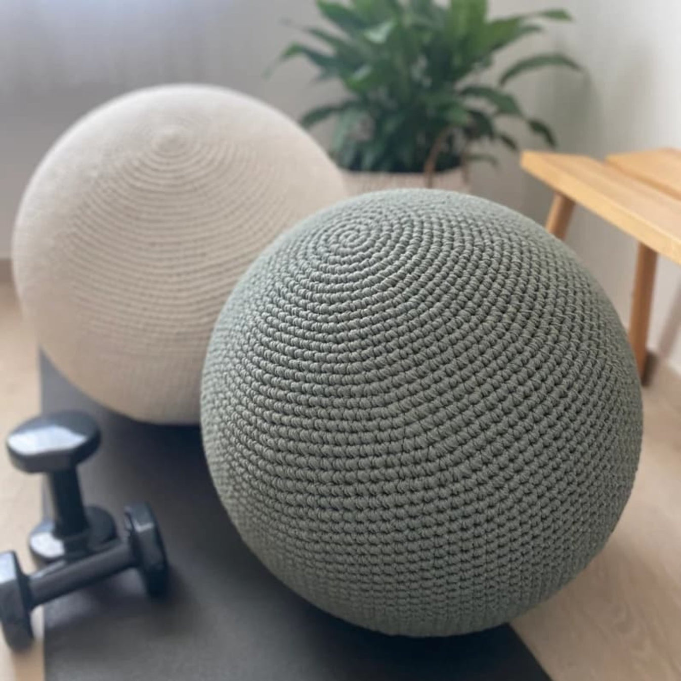 Pilates Ball Covers | 55 cm Soft Slipcover for Gym Balls – Looping Home